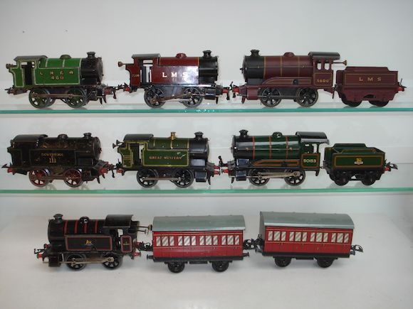 Bonhams : Hornby 0-4-0 locomotives and No.1 coaches 22