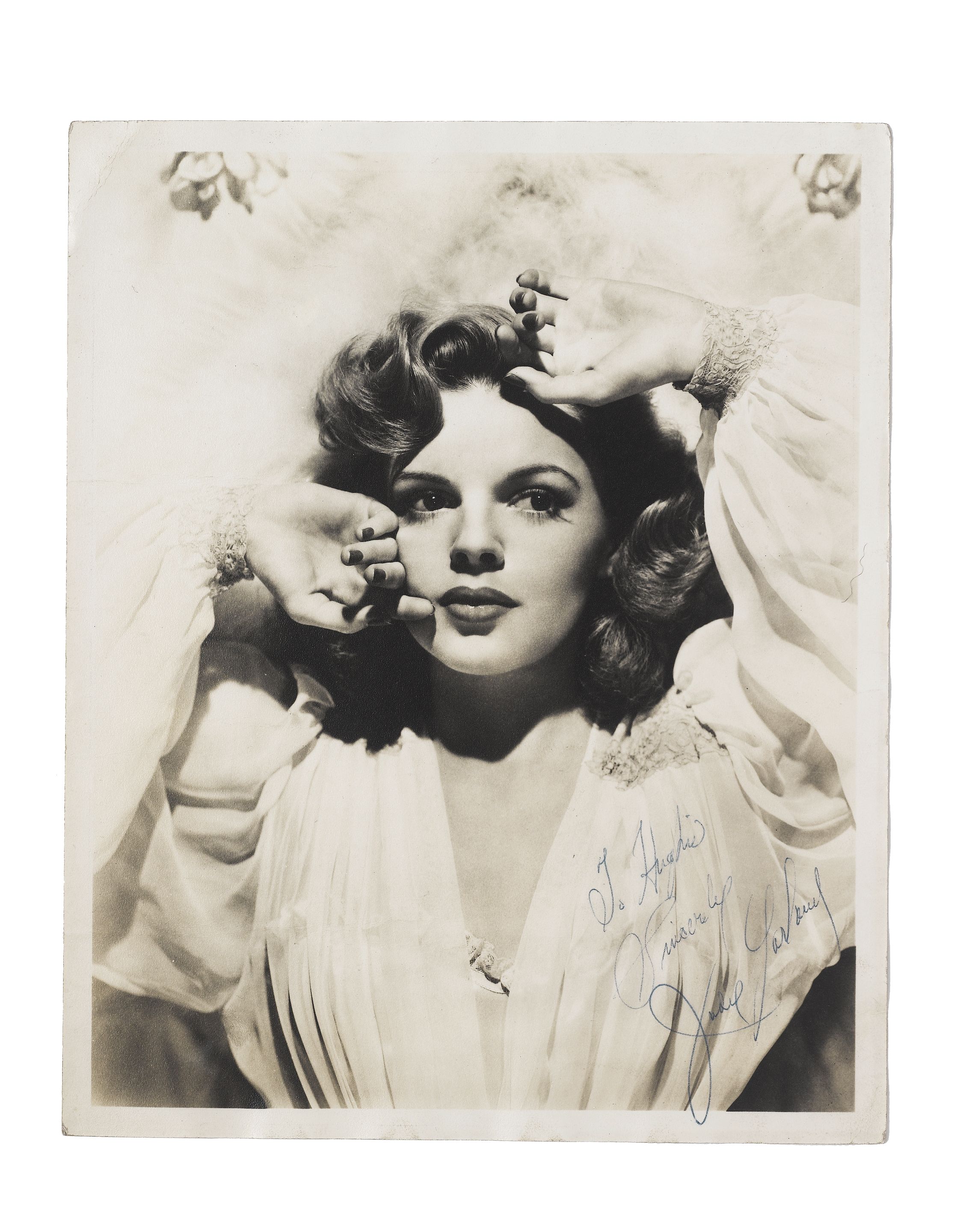 Bonhams : Judy Garland A black and white studio portrait photograph ...
