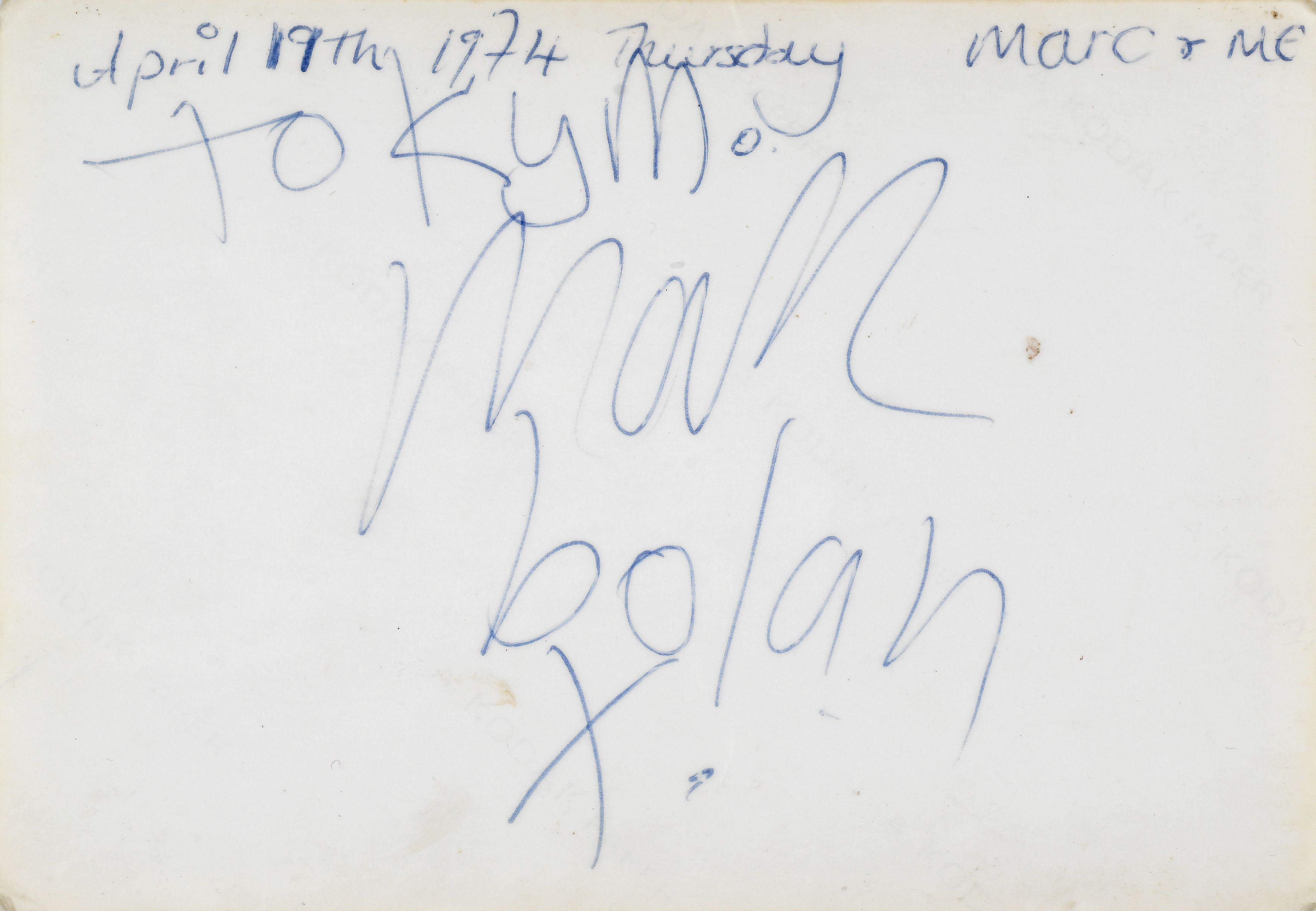 Bonhams : Marc Bolan A collection of photographs of Marc Bolan taken by ...