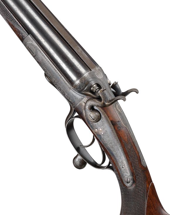 Bonhams : A fine .500 (Black Powder Express) double-barrelled hammer ...