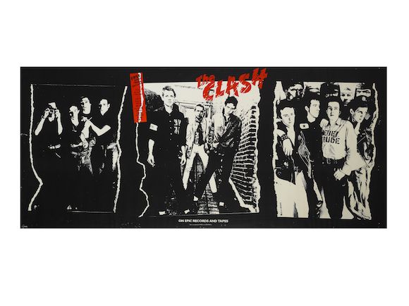 Bonhams : The Clash: A promotional poster for the album 'The Clash', 1979,