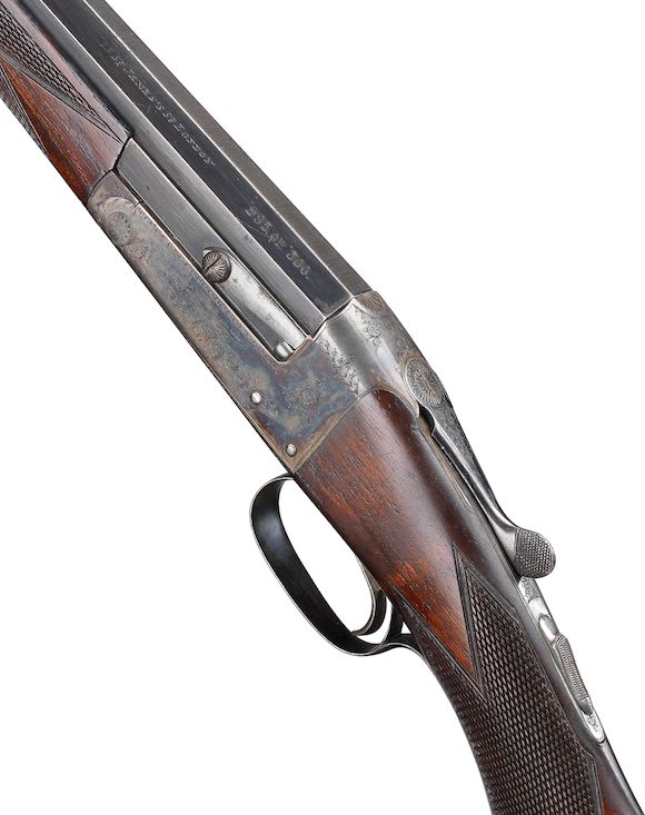 Bonhams : A fine and rare .295/.300 hammerless rook-rifle by Boss & Co ...