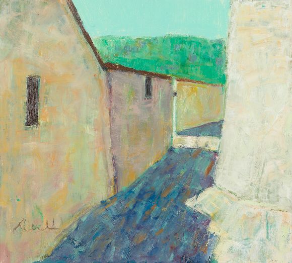 Bonhams : George Devlin, RSW (British, born 1937) A Farm in the Oise 46 ...