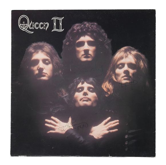Bonhams : Queen: An autographed cover of the album 'Queen II',