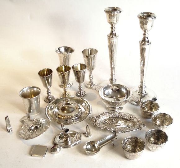 Bonhams : A collection of silver various makers and dates