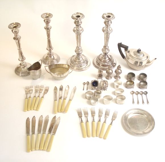 Bonhams : A collection of silver and plate