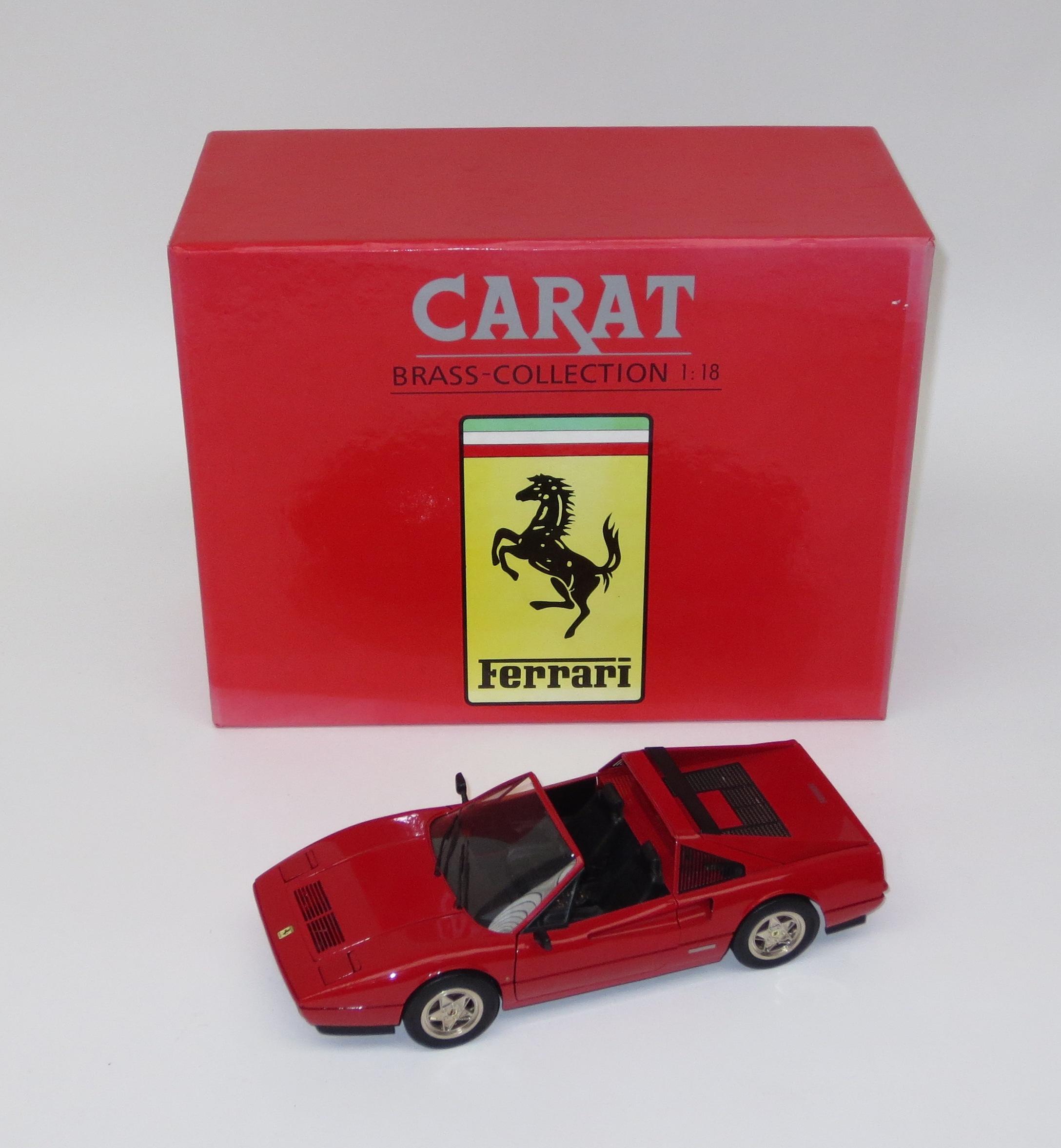 Bonhams Cars : A 1:18 scale model of a Ferrari 328 GTS, by Carat,