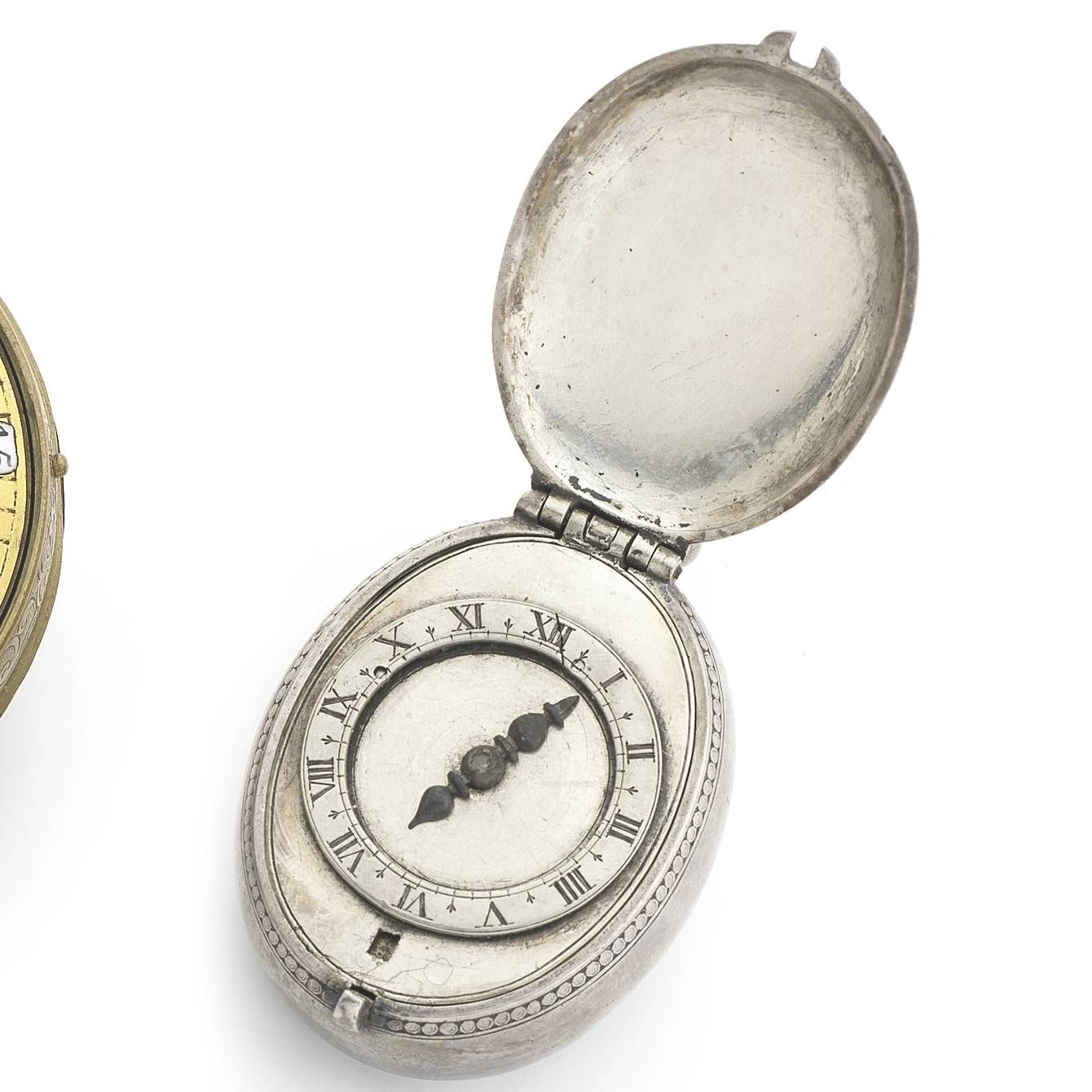 Bonhams : Thomas Alcocke. A rare early 17th century silver puritan oval ...