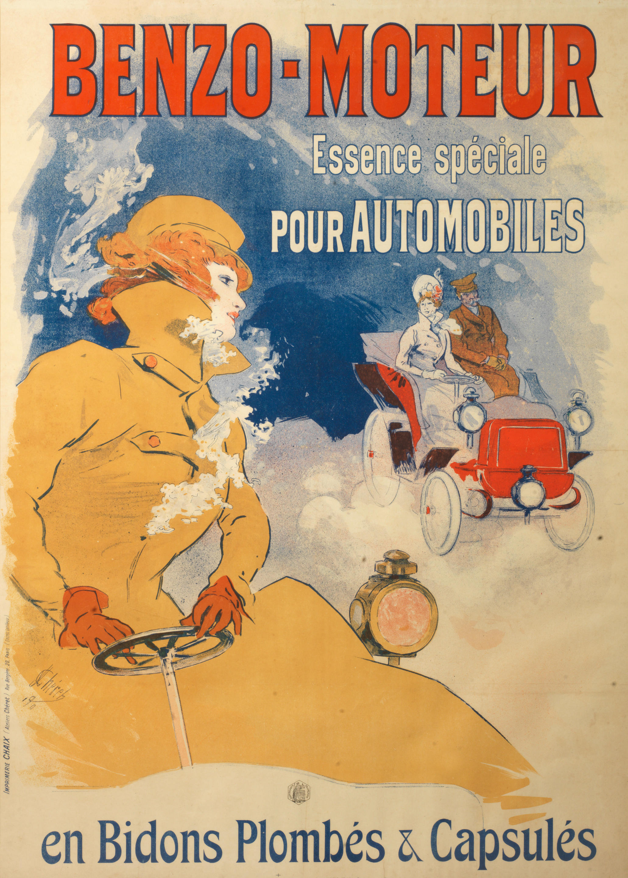 Bonhams Cars : 'Benzo-Moteur', a lithograph advertising poster after ...
