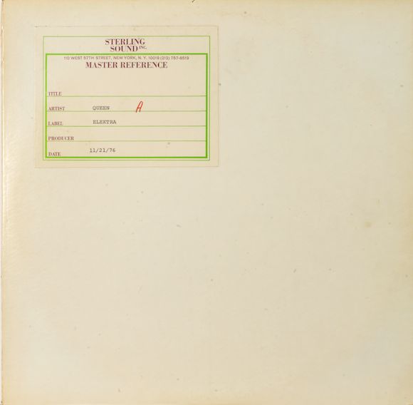 Bonhams : Queen: An acetate recording of the album 'A Day At The Races ...