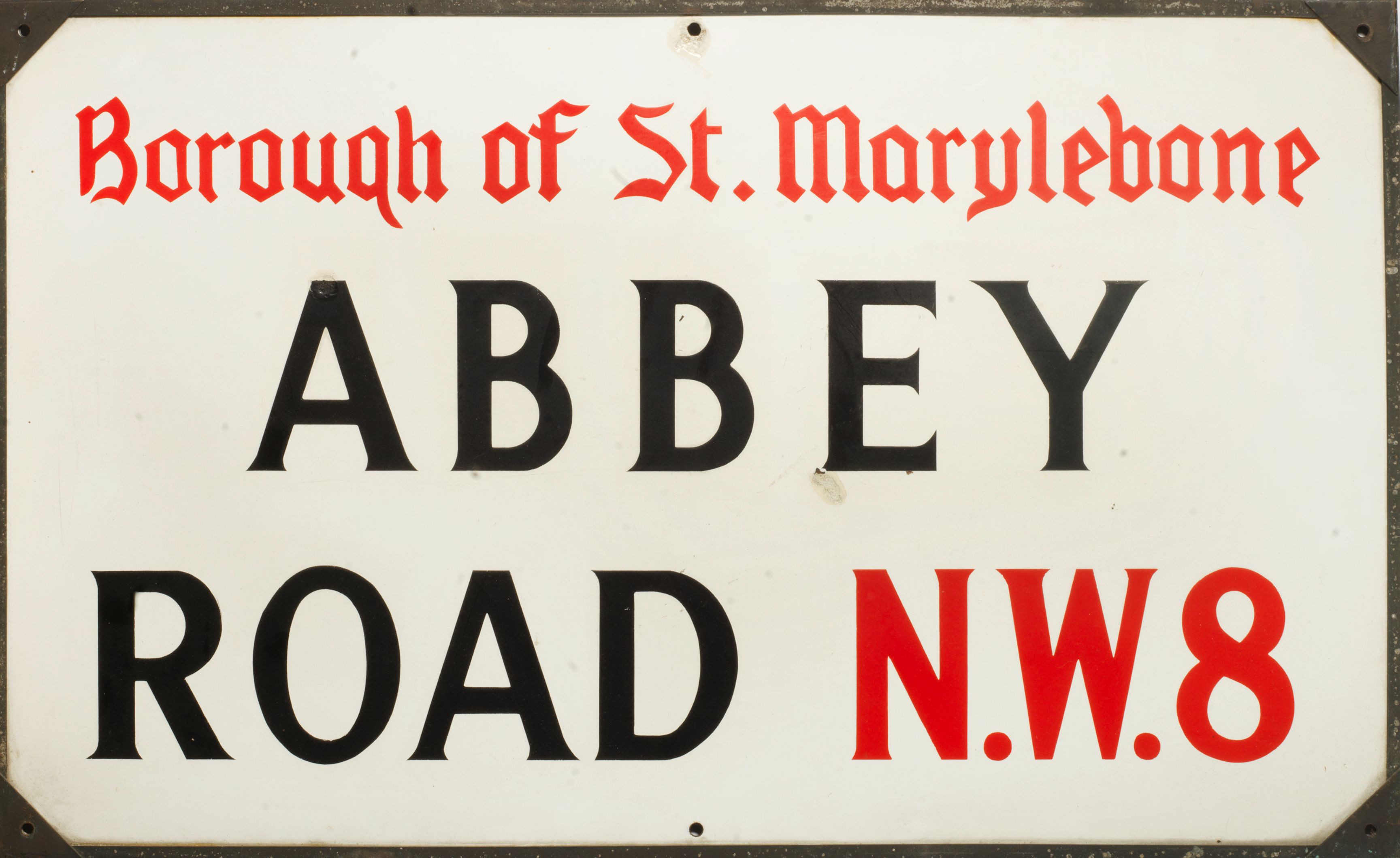 Bonhams : The Beatles An Abbey Road street sign, with the original bill ...