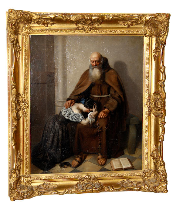 Bonhams 19th Century Continental School The Penitent