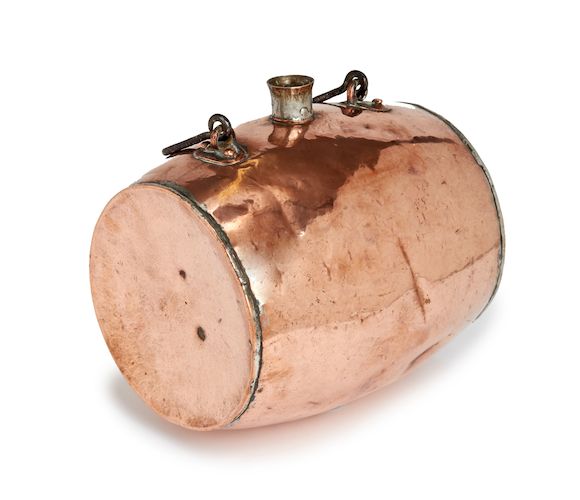 Bonhams : A rare early to mid-19th century copper costrel, English ...