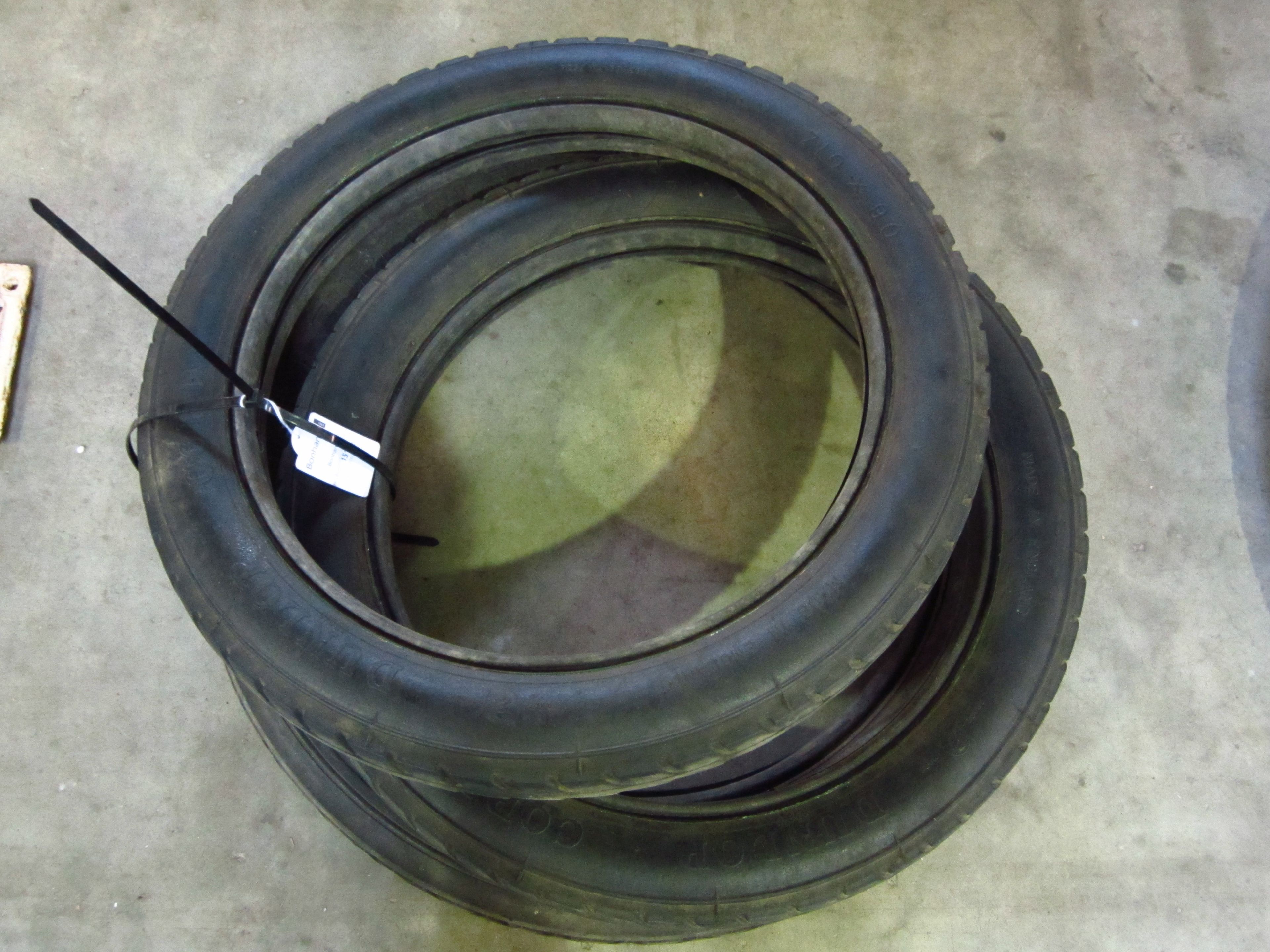 Bonhams Cars : A Pirelli Superflex beaded edge balloon tyre,