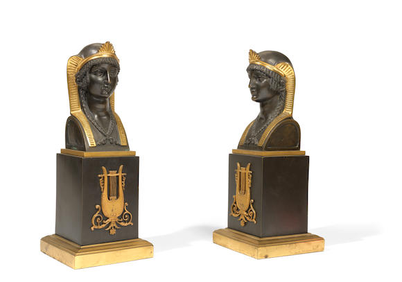 Bonhams A Pair Of 19th Century French Gilt And Patinated Bronze