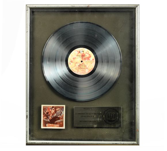 Bonhams : Gerry Rafferty A sales award for the album 'City To City', USA,