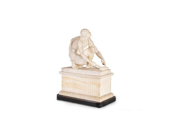 Bonhams : After the Antique: A late 19th carved alabaster figure of The ...