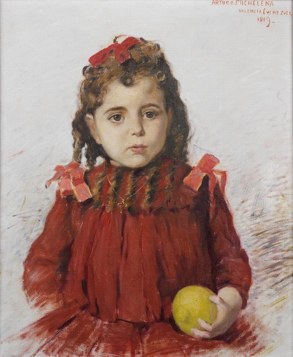 Bonhams : Arturo Michelena (Venezuelan, 1863-1898) Portrait of María ...