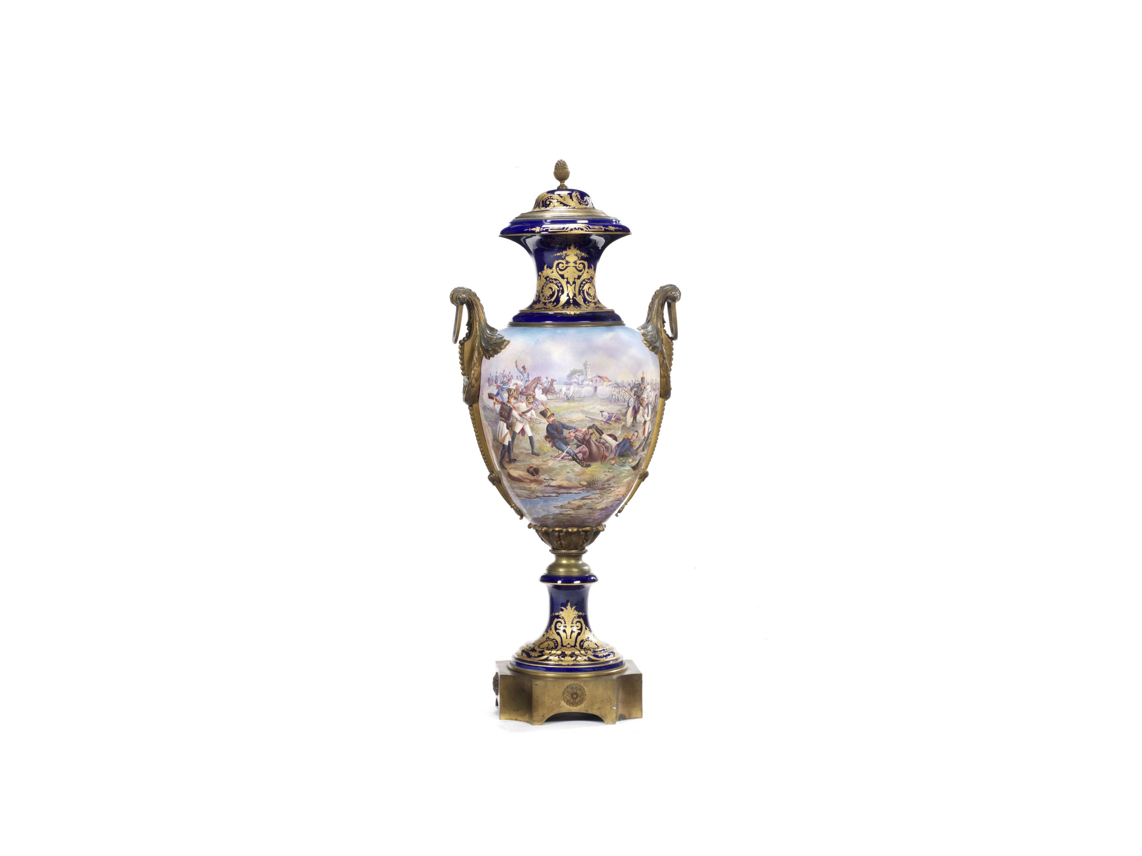 Bonhams : A late 19th/ early 20th century French Sèvres style ormolu ...