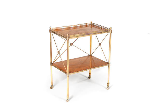 Bonhams A Late 19th Century Brass Mounted Rosewood And Satinwood