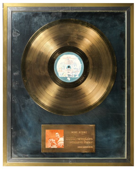 Bonhams : Queen A French EMI Gold in-house award for the album 'News Of ...