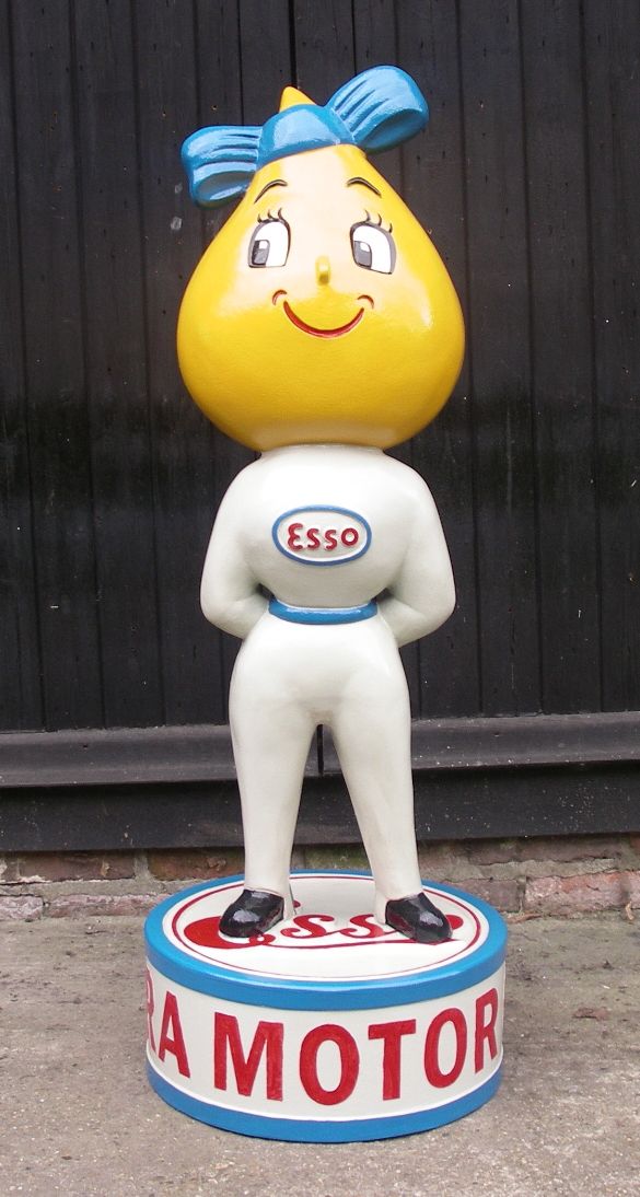 Bonhams Cars : Figurine promotionnelle de garage «Miss Drip» debout,