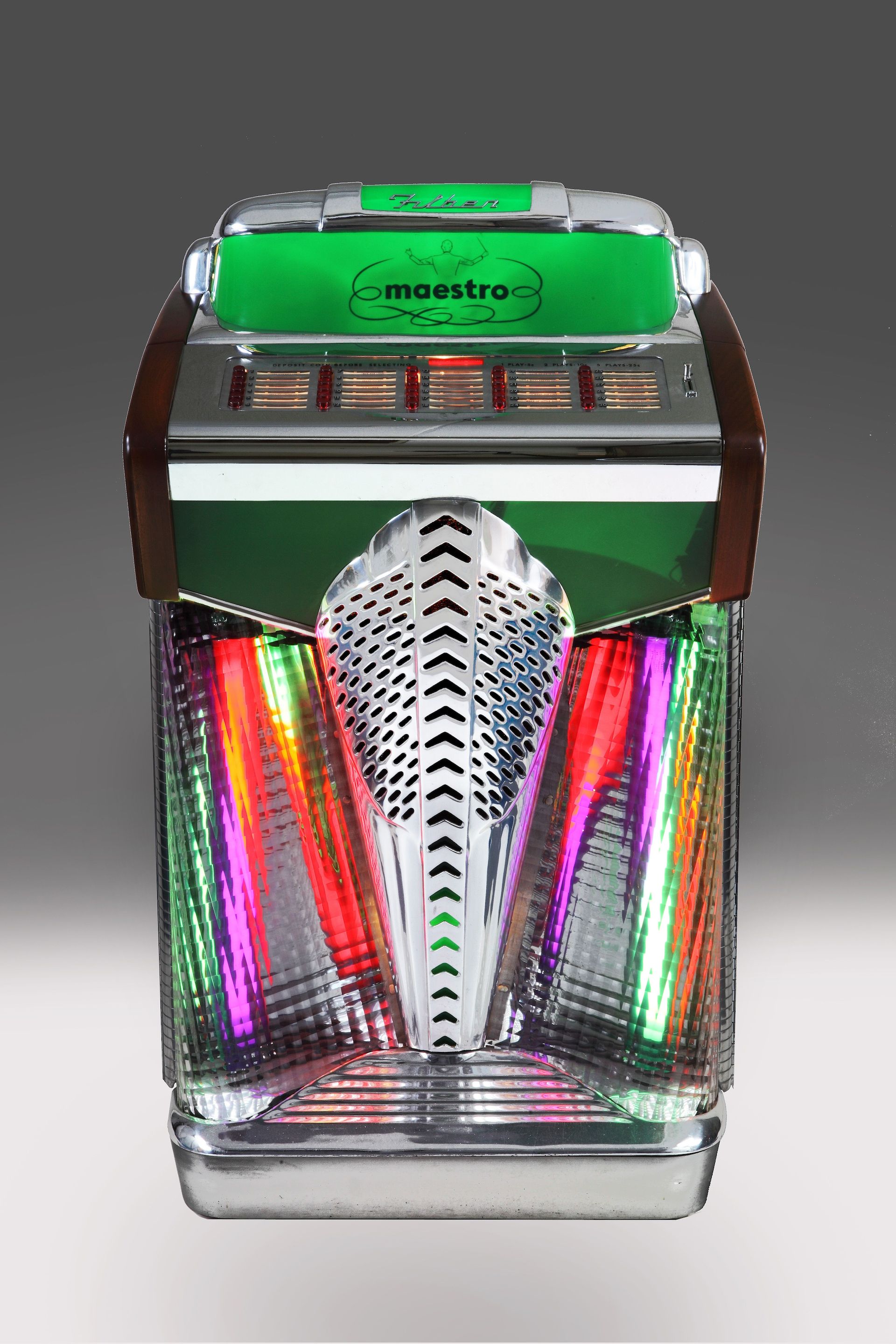 Bonhams : A rare Filben Maestro jukebox Type F8- 300, green version ...