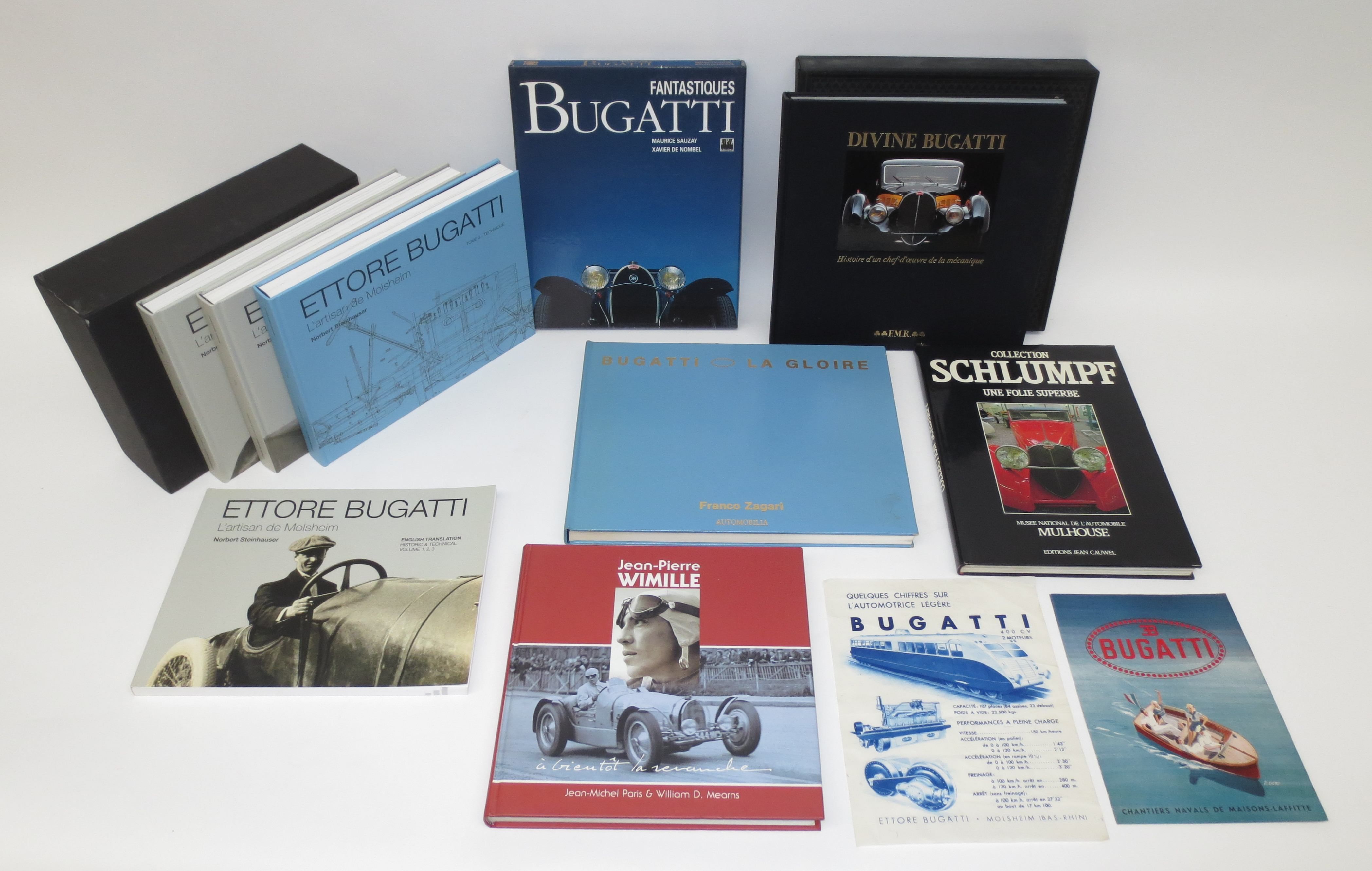 Bonhams Cars : Ouvrages relatifs aux automobiles Bugatti,