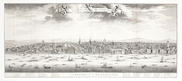 Bonhams : Johannes Kip (Dutch, born circa 1653-1722) A Prospect of ...