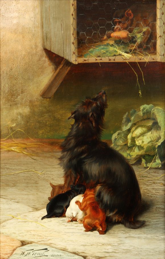 Bonhams : William Henry Hamilton Trood (British, 1860-1899) Meal time ...