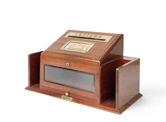 Bonhams : A late Victorian / Edwardian mahogany and brass mounted ...