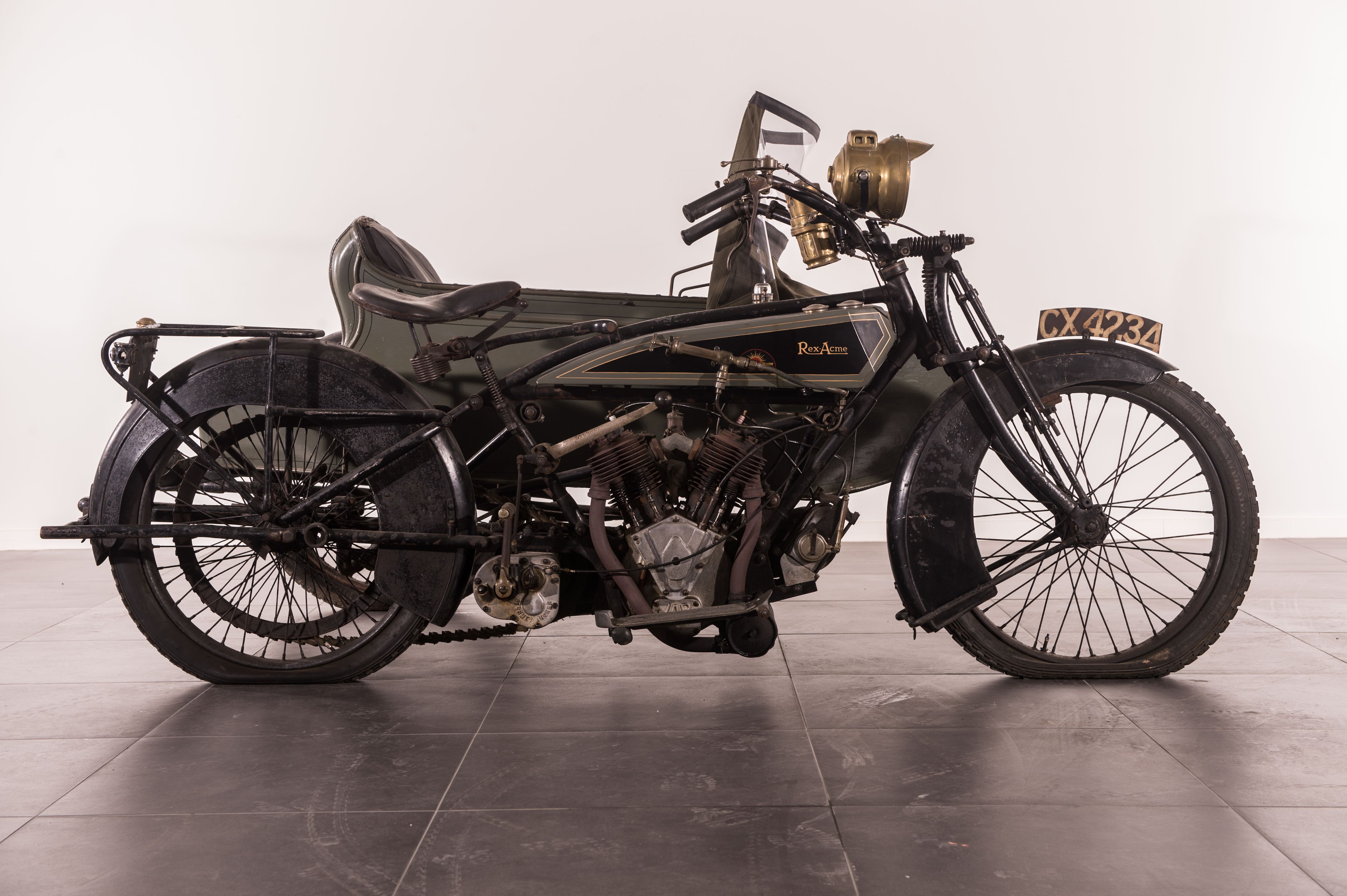 Bonhams Cars : 1920 Rex-Acme 8hp Motorcycle Combination Frame no ...