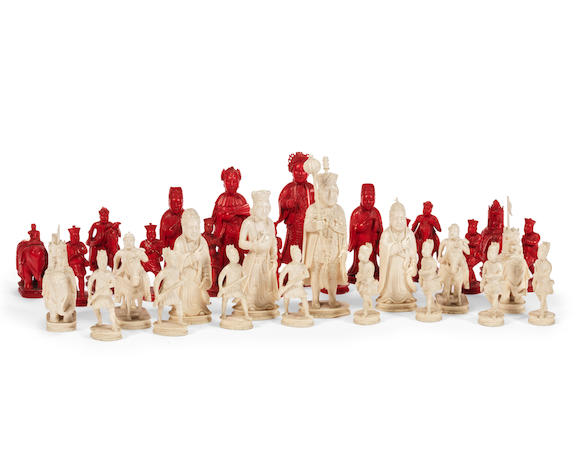 Bonhams A First Half 19th Century Chinese Export Carved Ivory King