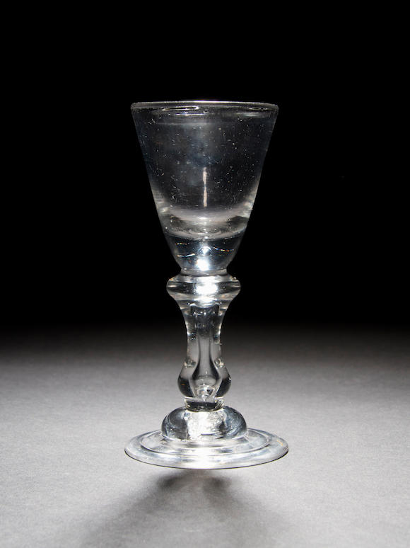 Bonhams A Baluster Wine Glass Circa 1720