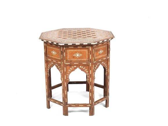 Bonhams : A Middle Eastern late 19th/early 20th century ivory, bone and ...