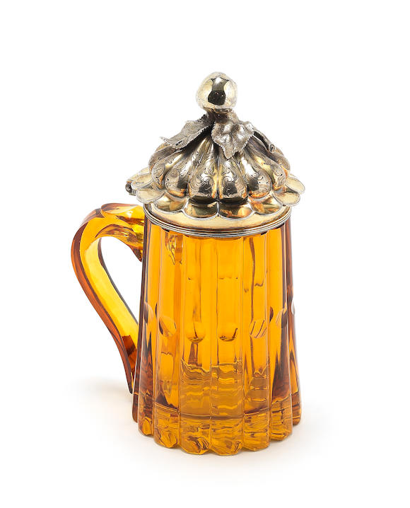Bonhams An Impressive Victorian Silver Gilt Mounted Bohemian Stained