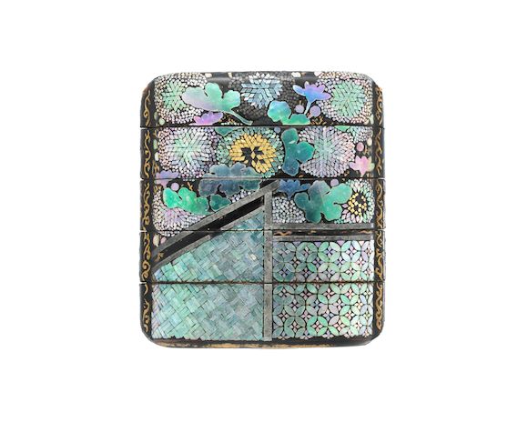 Bonhams : A small Somada-style four-case inro 18th century