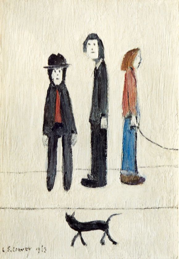 Bonhams : Laurence Stephen Lowry R.A. (British, 1887-1976) 'Three men ...