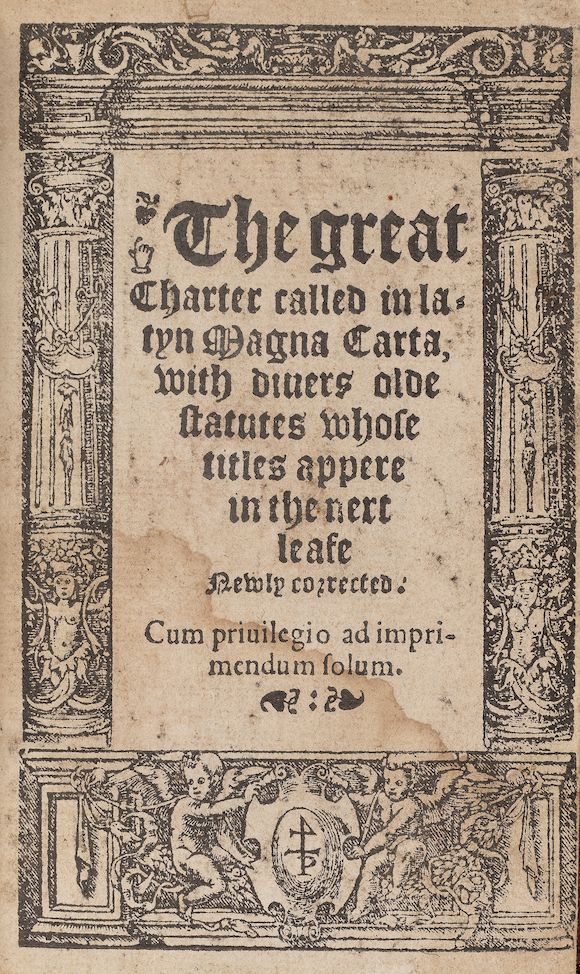 Bonhams : MAGNA CARTA The Great Charter called in laytn Magna Carta ...
