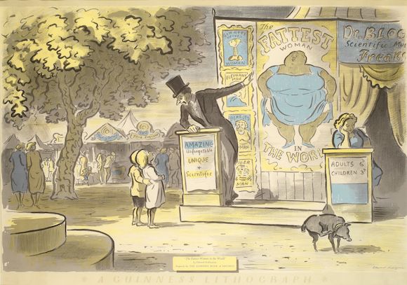 Bonhams : Edward Ardizzone (British, 1900-1979) The Fattest Woman in ...