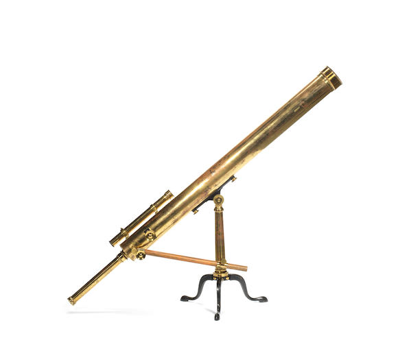 Bonhams A 3 Inch Newton And Co Brass Refracting Telescope English Mid