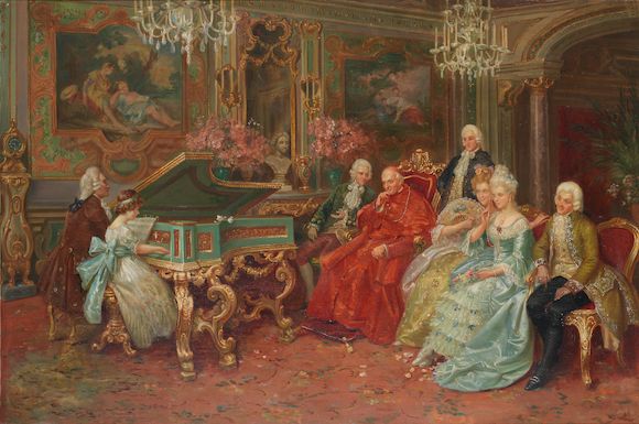 Bonhams : Cleto Luzzi (Italian, 1884-1952) The duet