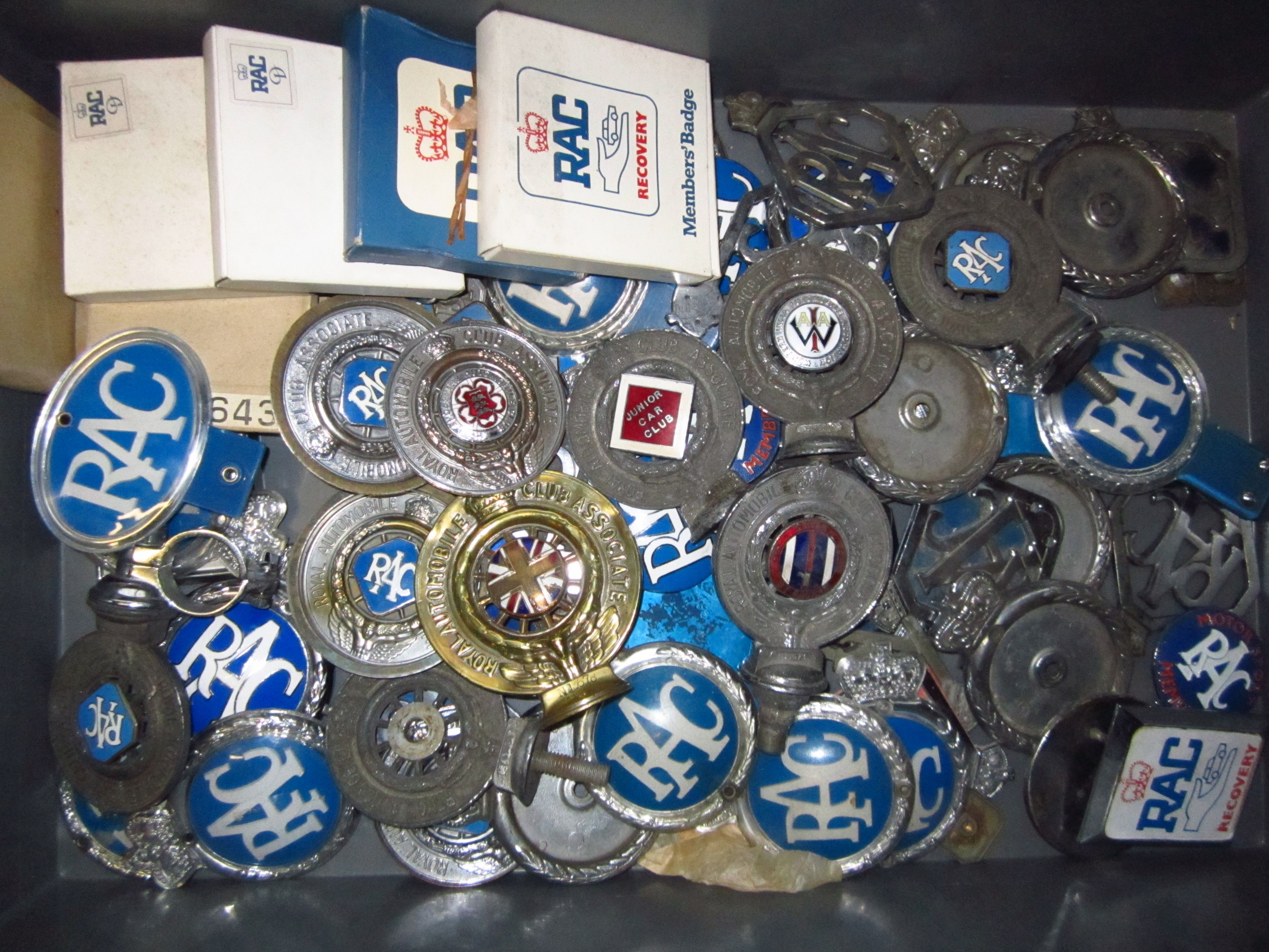 Bonhams Cars : A good collection of RAC badges including four county ...