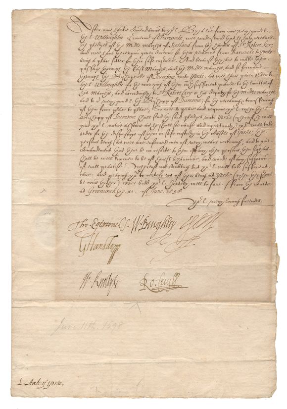 Bonhams : ELIZABETH I'S PRIVY COUNCIL – ESSEX and THE CECILS. Privy ...