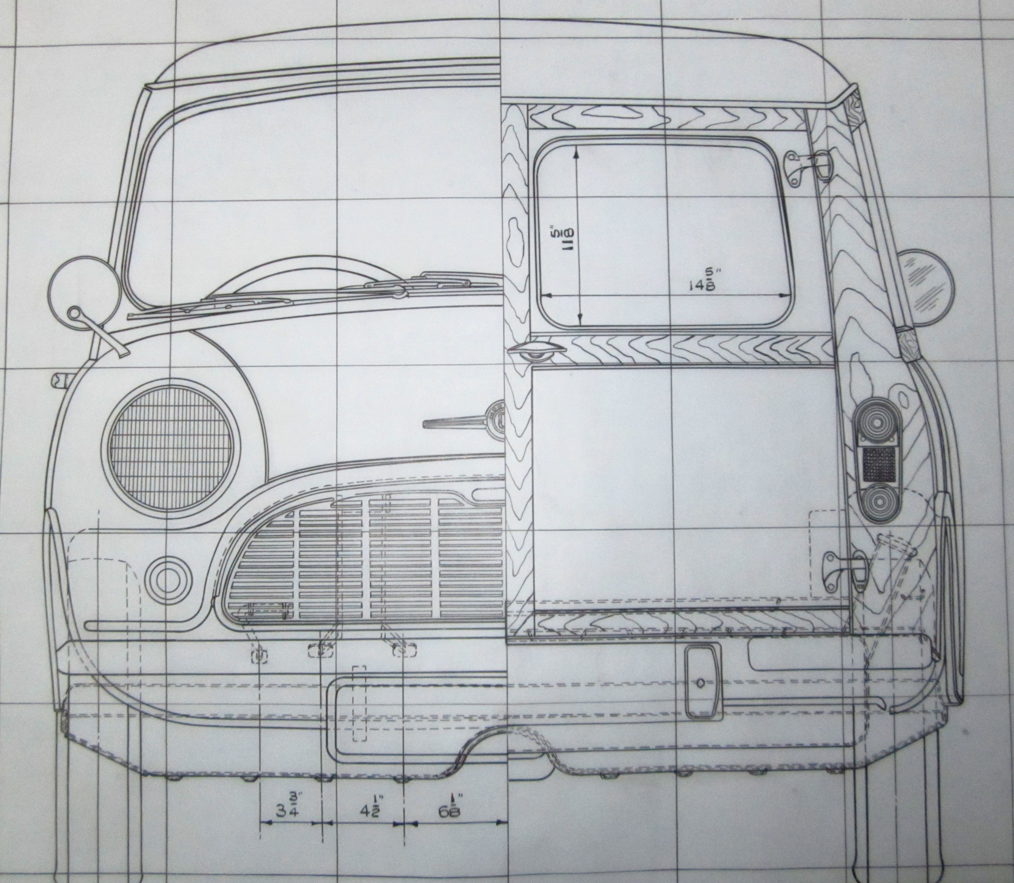Bonhams Cars : Five Austin and BMC engineering drawings 1960s,