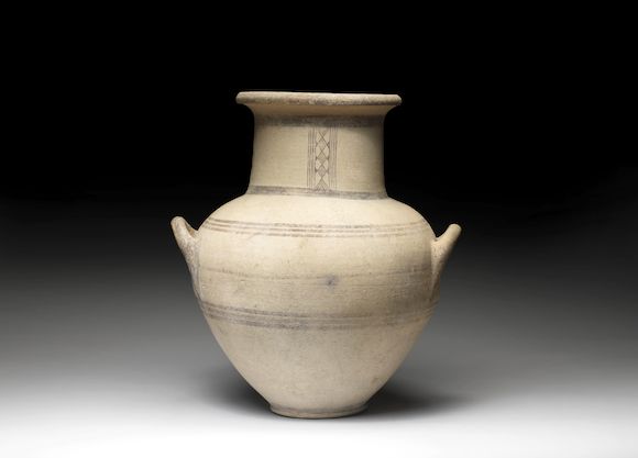 Bonhams : A large Cypriot pottery neck amphora