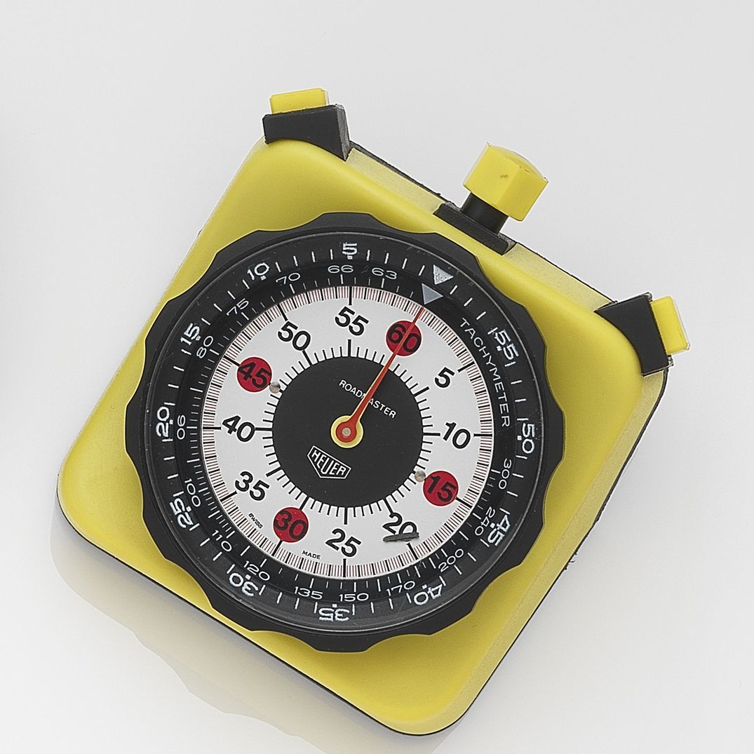Bonhams : Heuer. A plastic manual wind dashboard timer Roadmaster, Ref9 ...