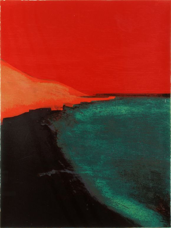 Bonhams : Tom Hammick (British, 1963) Red Sands I; and Red Sands II ...