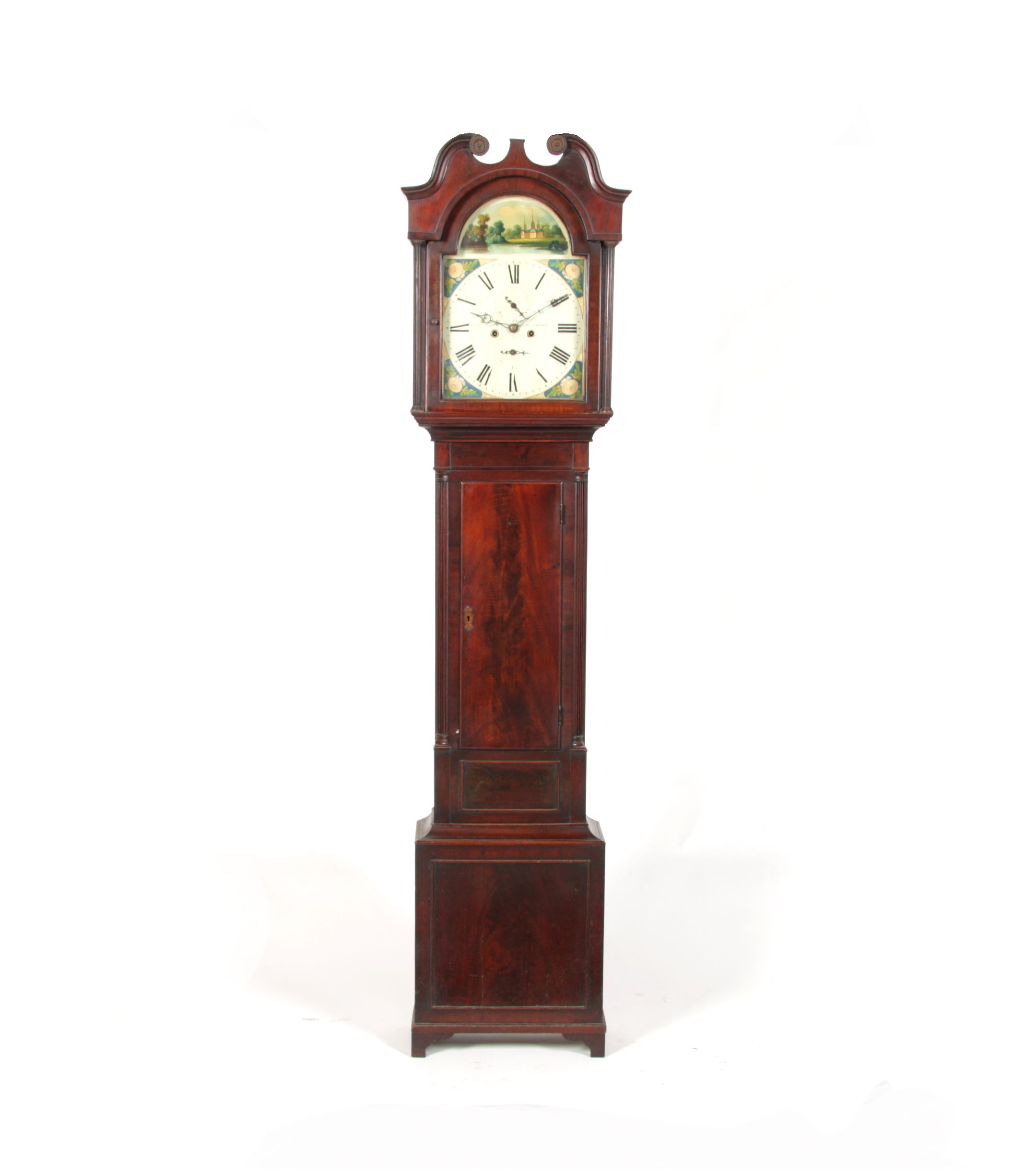 Bonhams : A 19th century mahogany longcase clock William Pringle, Edinburgh