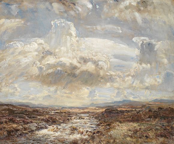 Bonhams : Herbert F. Royle (British, 1870-1958) 'Rannoch Moor'